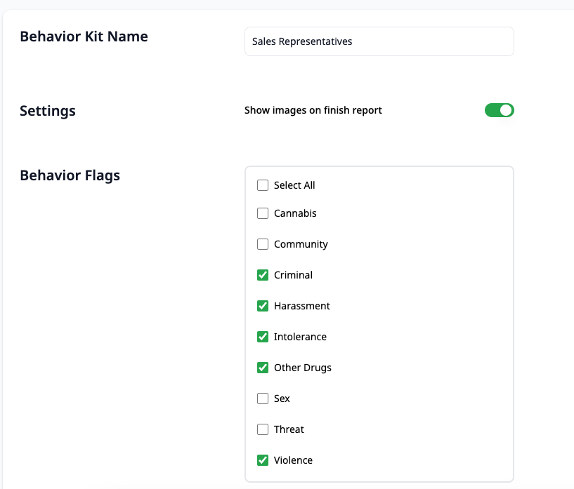 Using Behavior Kits + New Feature – Fama Support Center