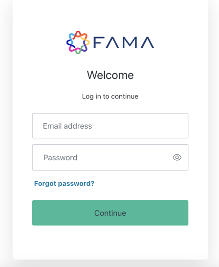 Password Assistance – Fama Support Center